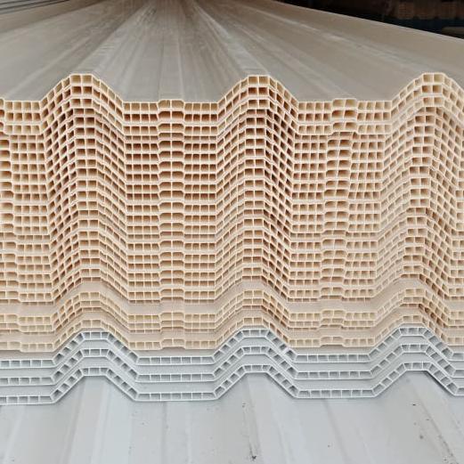 Jual Atap Upvc Sun Panel 88 Transculent (Semi transparan) - (1/2 meter ...