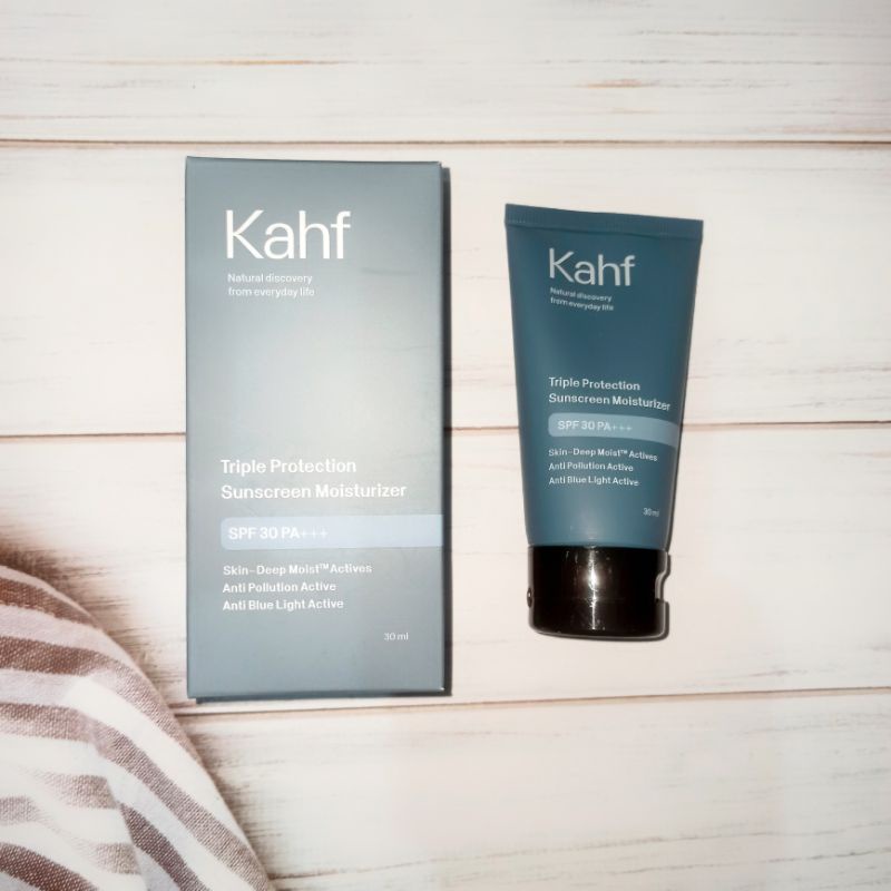 Jual Kahf Triple Protection Sunscreen Moisturizer 30ml | Shopee Indonesia