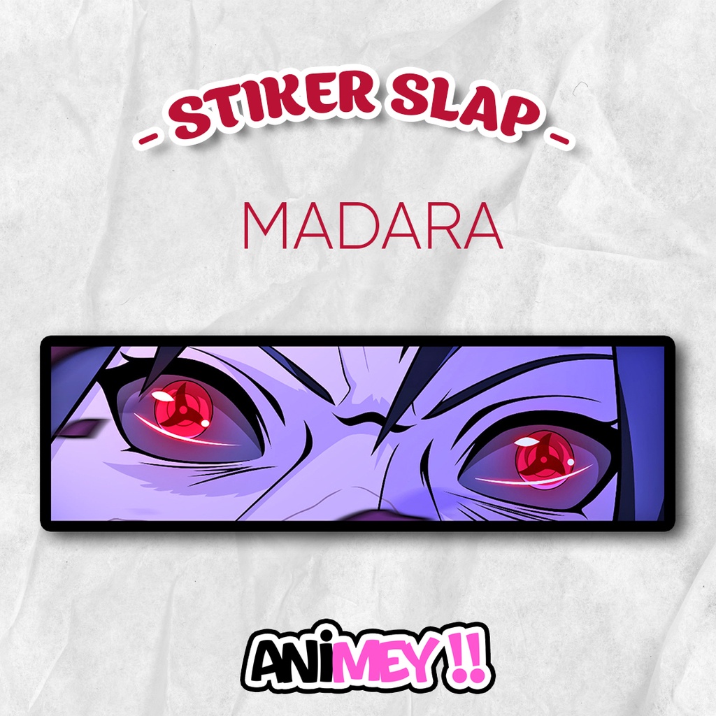 Jual Stiker Slap Madara Anime Naruto / Sticker Waterproof | Shopee ...