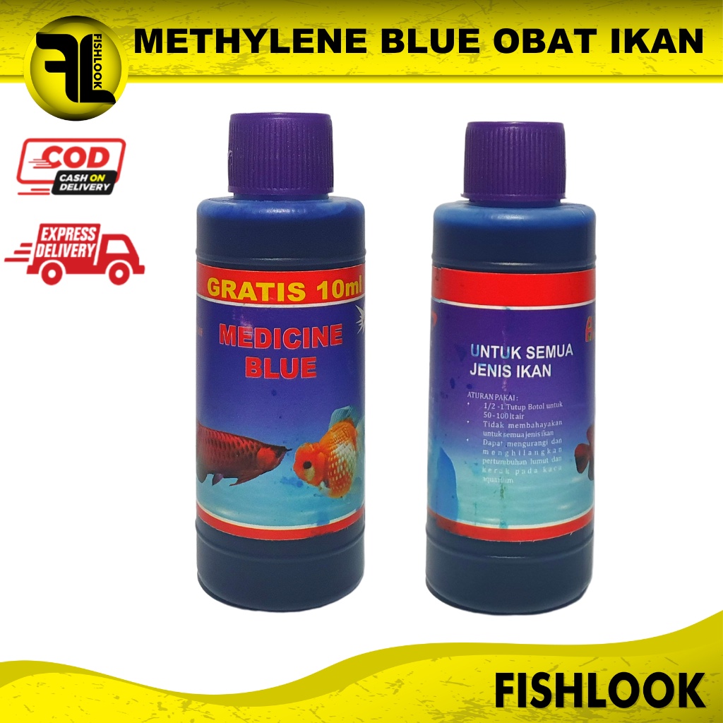 Jual Methylene blue obat biru penyakit ikan akuarium aquascape | Shopee Indonesia