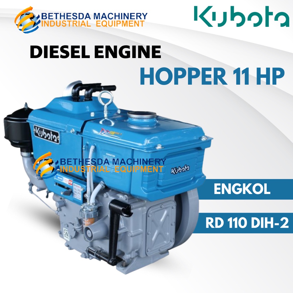 Jual Mesin Diesel 11 HP / Kubota Diesel 11 PK RD 110 DIH-2 Pendingin ...