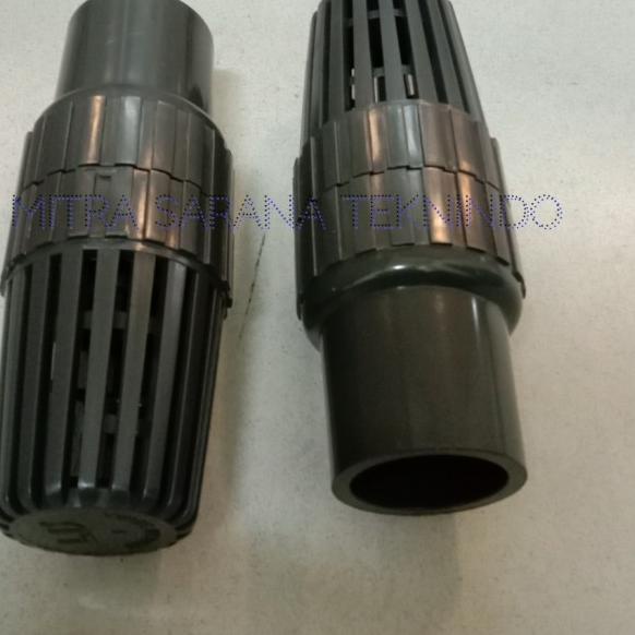 Jual Foot valve/klep air pvc socket 1 1/2" (inchi) | Shopee Indonesia