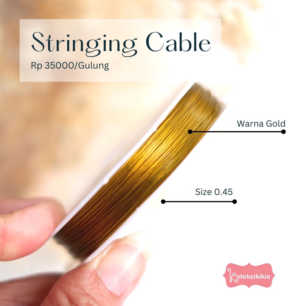 Jual Bahan Membuat Gelang Stringing Cable, Kodokan dan Stopper | Shopee ...