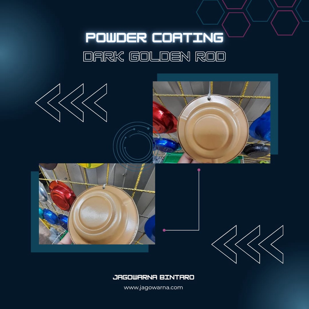 Jual Powder Coating Dark Golden Rod / Bubuk Coating Dark Golden Rod ...