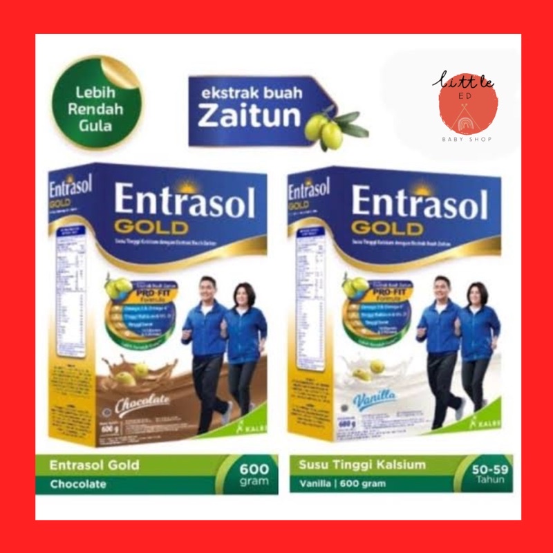 Jual Entrasol Gold vanila 560gr / coklat 560 gram | Shopee Indonesia