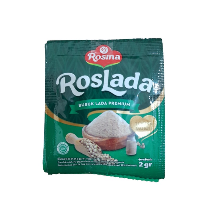 Jual Lada Bubuk Premium Merica Roslada Rosina Sachet Pack | Shopee ...
