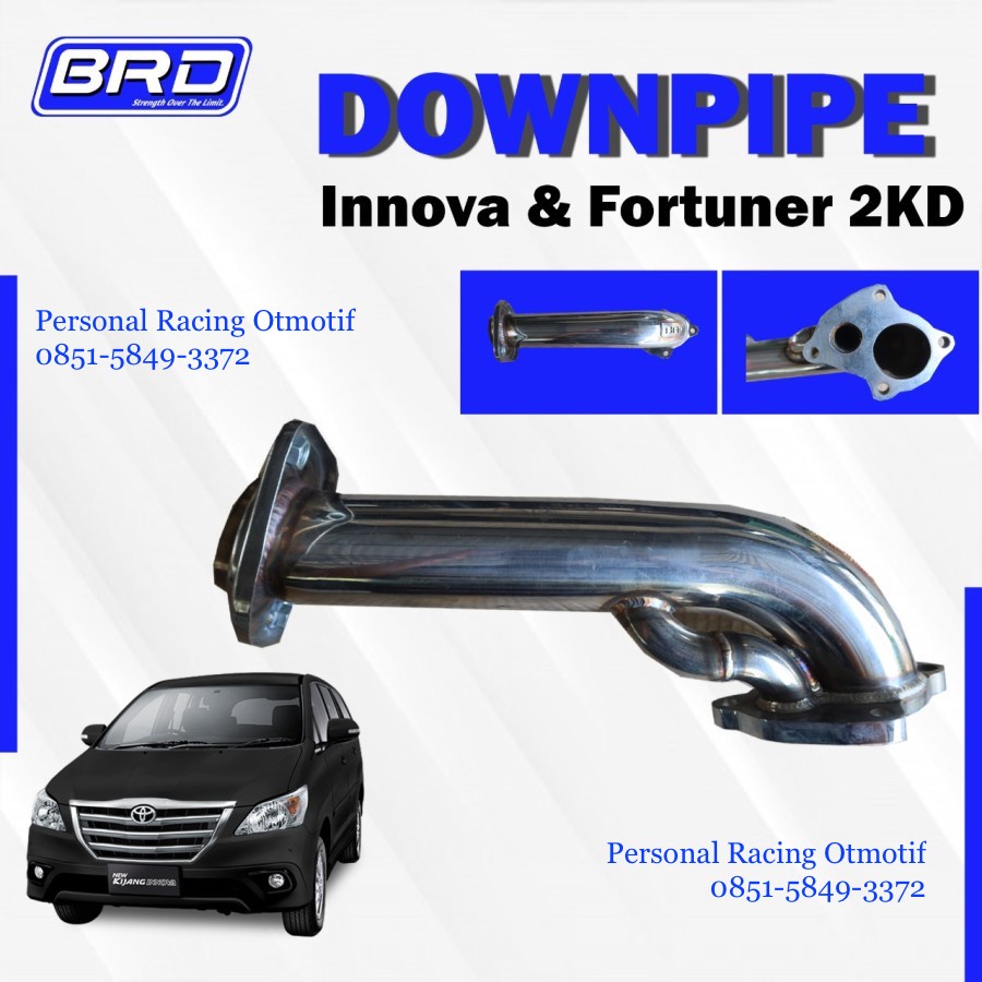 Jual Muffler Exhaust BRD Thailand Downpipe Frontpipe Fortuner Innova ...