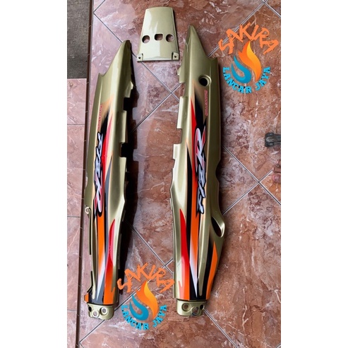 Jual bodi fiz R kanan kiri box samping fiz R milenium gold warna gold ...