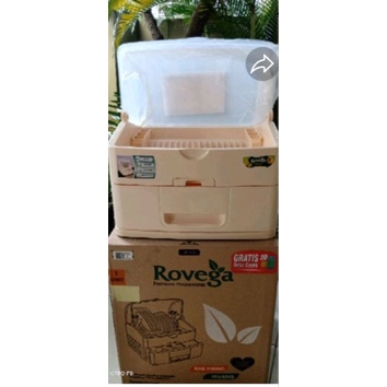 Jual Rak Piring Rovega Modys Drm 878 ( Free Gelas) | Shopee Indonesia