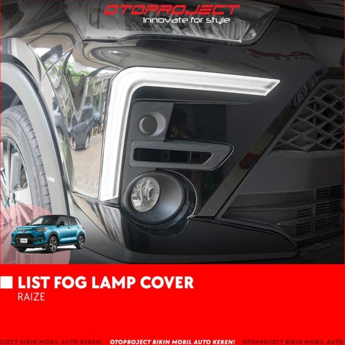 Jual LIST FOG LAMP COVER CAR RAIZE CHROME OTOPROJECT | Shopee Indonesia