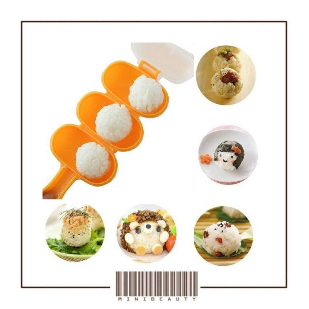 Jual rice ball shaker bento cetakan nasi kepal bulat centong nasi ...