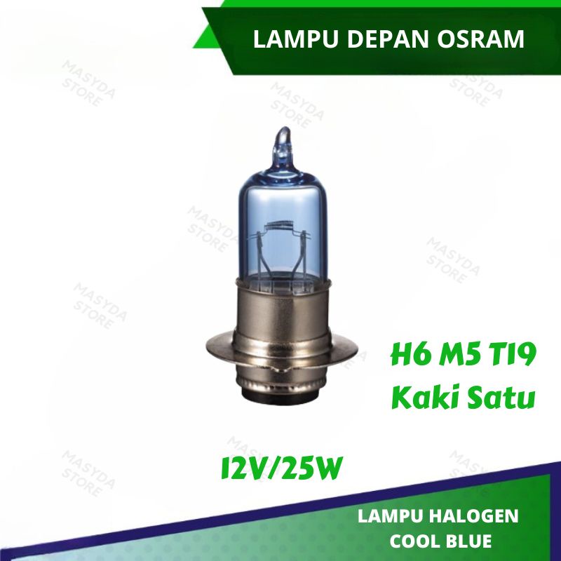 Jual BOHLAM LAMPU DEPAN OSRAM MOTOR SHOGUN 125 COOL BLUE H6 M5 ORIGINAL OSRAM | Shopee Indonesia