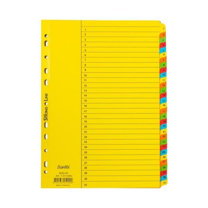 Jual Rak Devider/Pembatas Dokumen Bantex 6052 Angka (1-31) | Shopee ...