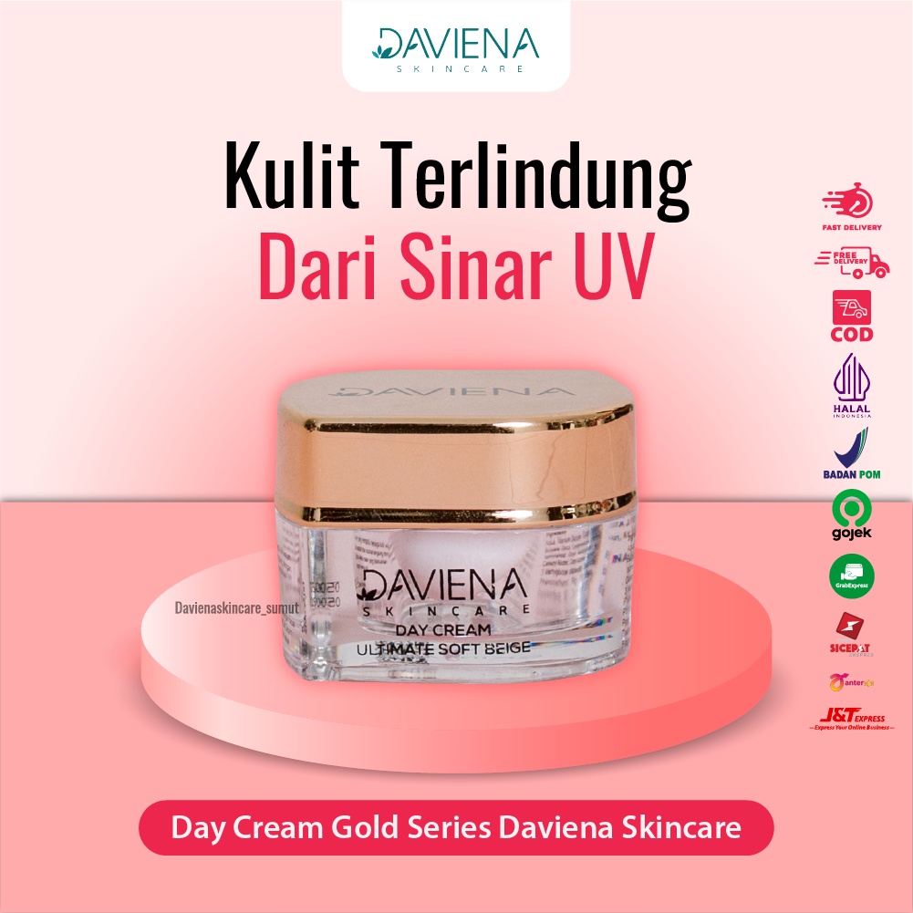 Jual Daviena Skincare Day Cream Gold Series | Shopee Indonesia