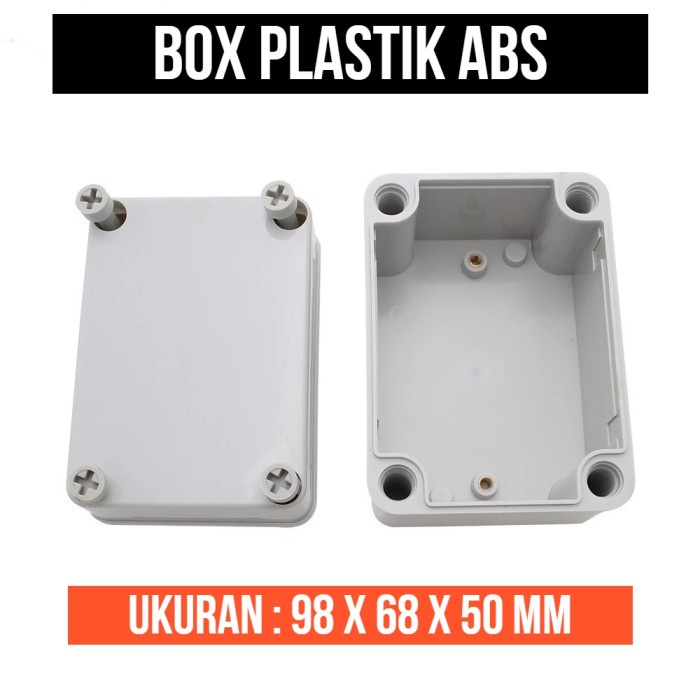 Jual Box Putih ABS 98 x 68 x 50 mm Enclosure Box 9.8x6.8x5 cm Junction ...