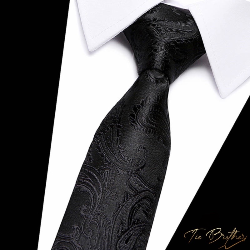 Jual dasi panjang long tie premium batik hitam black exclusive ready ...