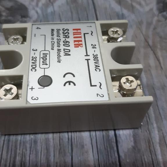 Jual SSR Solid State relay 60A Fotek SSR-60DA 60 Ampere 24-380V 220V AC ...