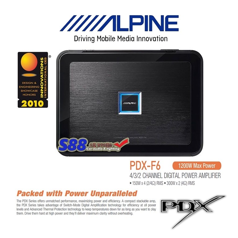 Jual Alpine PDX-F6 High-End Digital 4-Ch Power Amplifier | Shopee Indonesia