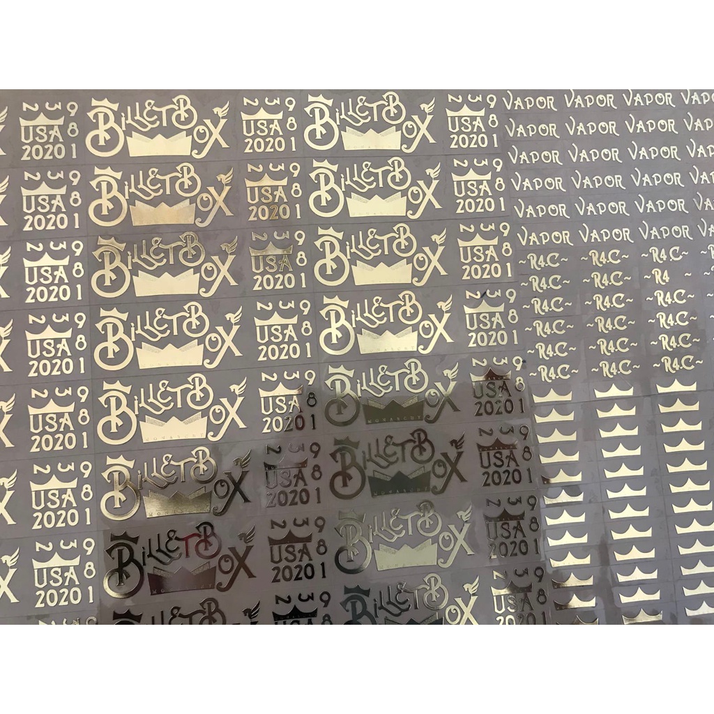 Jual STICKER DECAL BILLET BOX MONARCHY BAHAN NICKEL (METAL) | Shopee ...