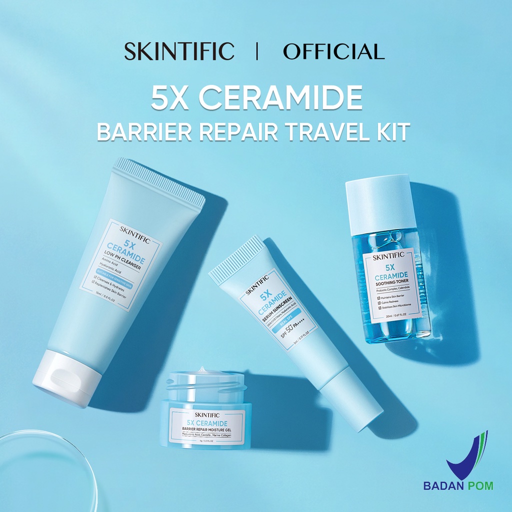 Jual SKINTIFIC 5X Ceramide Barrier Repair Travel Kit BPOM | Shopee ...