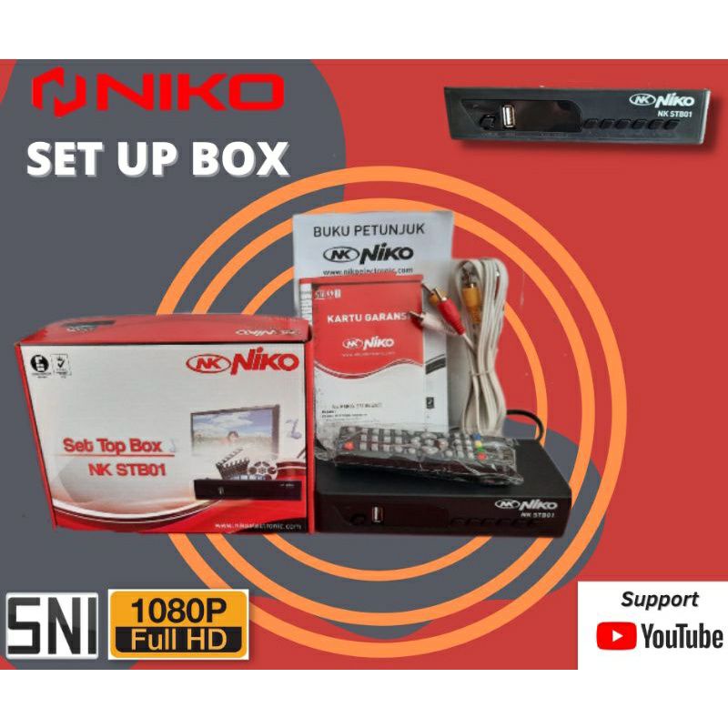 Jual READY!!! GARANSI RESMI!!! SET TOP BOX TV DIGITAL NIKO DVB T2 EWS ...