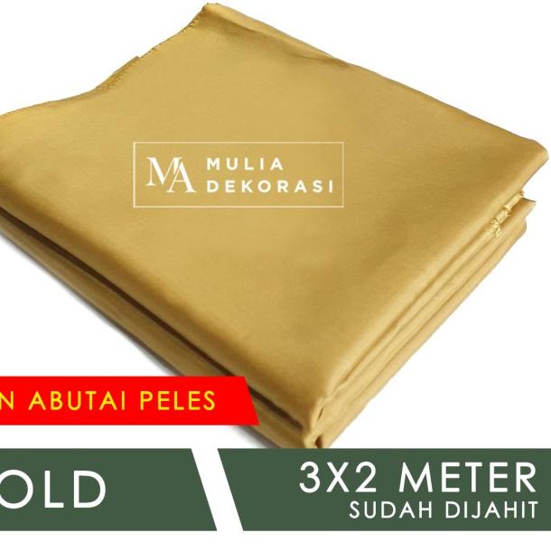 Jual Kain Abutai Peles Dekorasi Backdrop Dijahit Nikahan Lamaran ...