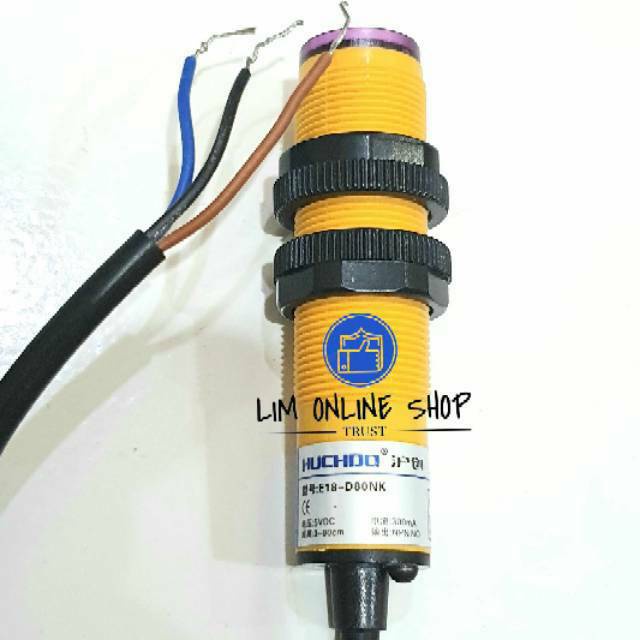 Jual Sensor Proximity infrared E18 - D80NK dan E18-D80PK adjustable 3 ...
