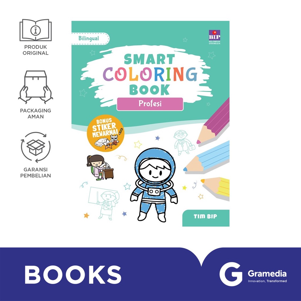 Jual Buku Smart Coloring Book Profesi | Shopee Indonesia