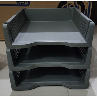 Jual Rak dokumen meja (HARGA PER BIJI) Rak A4 / rak susun / rak plastik ...