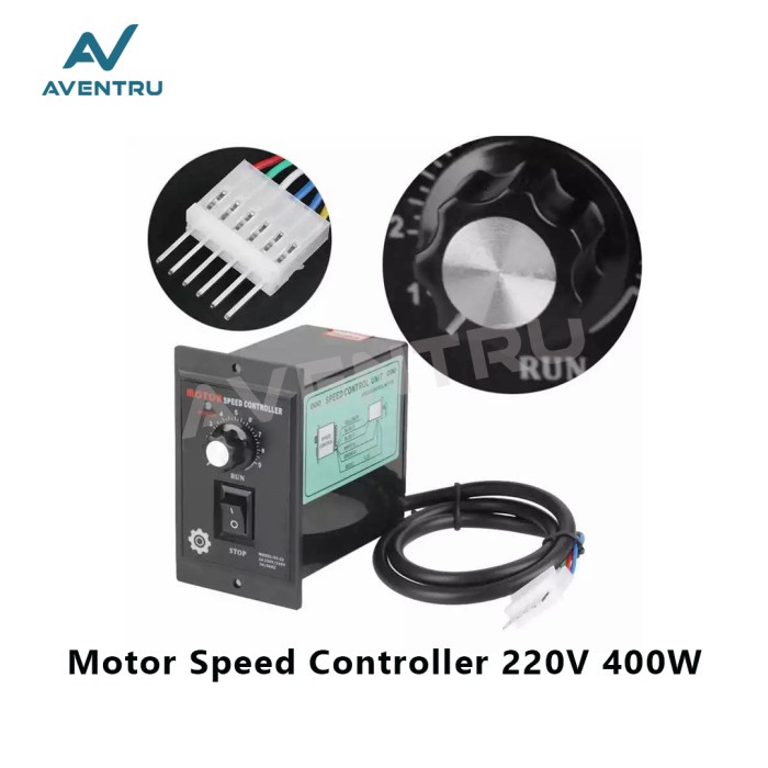 Jual AC Motor Speed Controller Modul Dimmer AC 400W 220V Box Kotak Casing | Shopee Indonesia