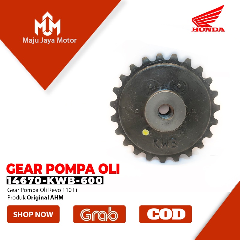 Jual Gear Gigi Pompa Oli Revo 110 Absolute Fit Karbu Fi Kwb Original AHM | Shopee Indonesia