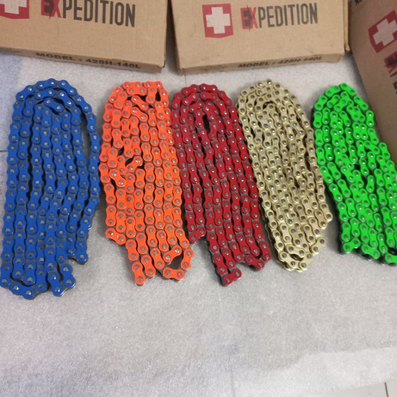 Jual Rantai warna Expedition 428 140L Trail supermoto GTX Custom ...