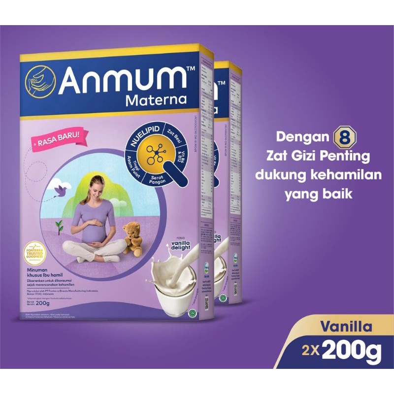 Jual Anmum Materna Vanilla 200g X2 Box | Shopee Indonesia