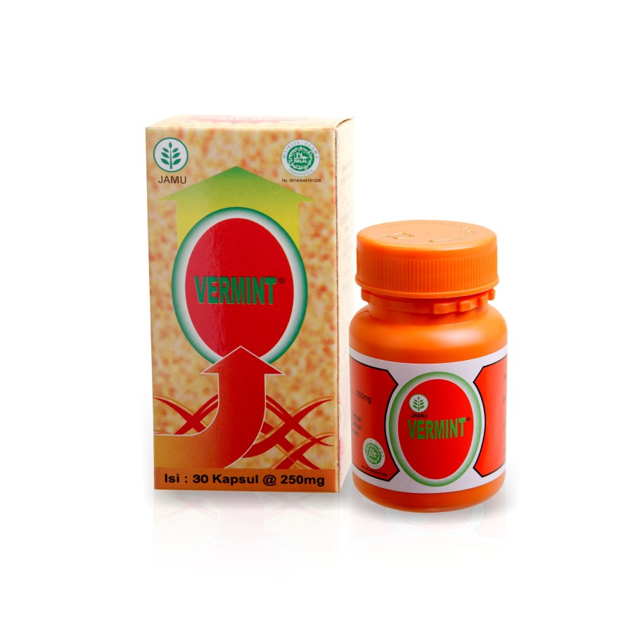 Jual Vermint Kapsul Cacing isi 30 Kapsul Obat Types Obat Typus, Demam ...