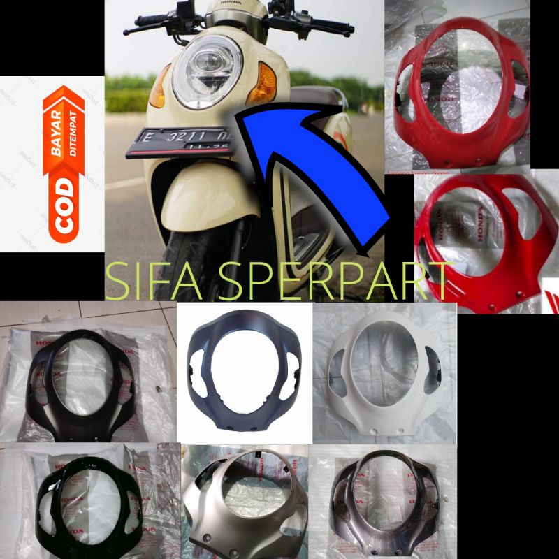 Jual (BISA COD)100% Original Cover front top panel tdepan tameng lampu ...
