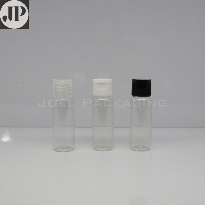 Jual BOTOL 20ML CLEAR FLIPTOP NATURAL PUTIH HITAM 20 ML PET CLEAR - Tutup Clear | Shopee Indonesia
