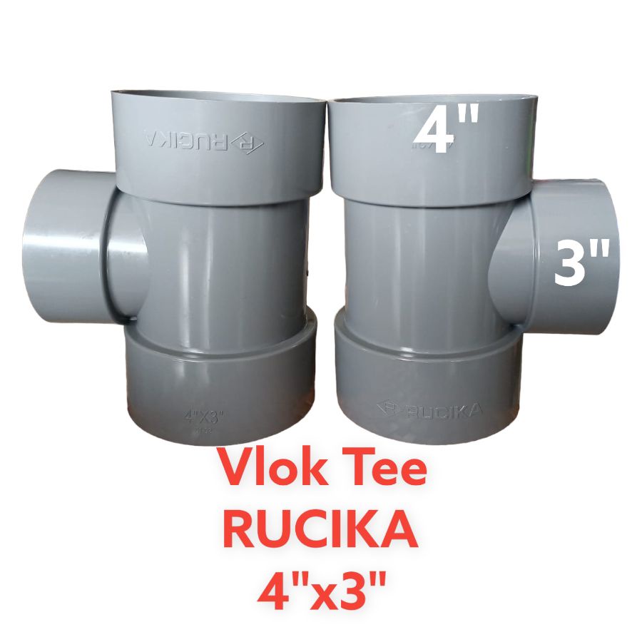 Jual VLOK TEE 4x3"inch RUCIKA D/SAMBUNGAN PIPA 4x3"/T SAMBUNGAN PRALON ...