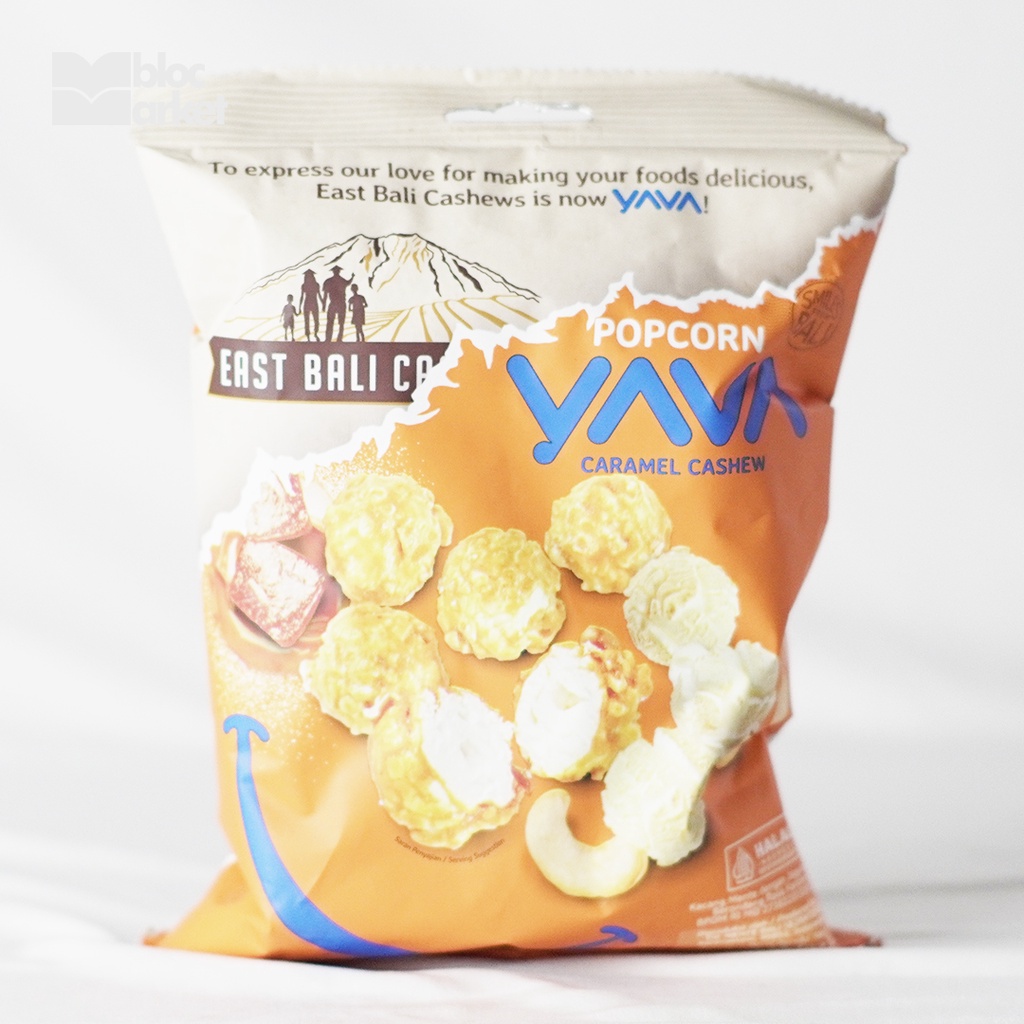 Jual YAVA POPCORN SALTED CARAMEL CASHEW 60GR | Shopee Indonesia