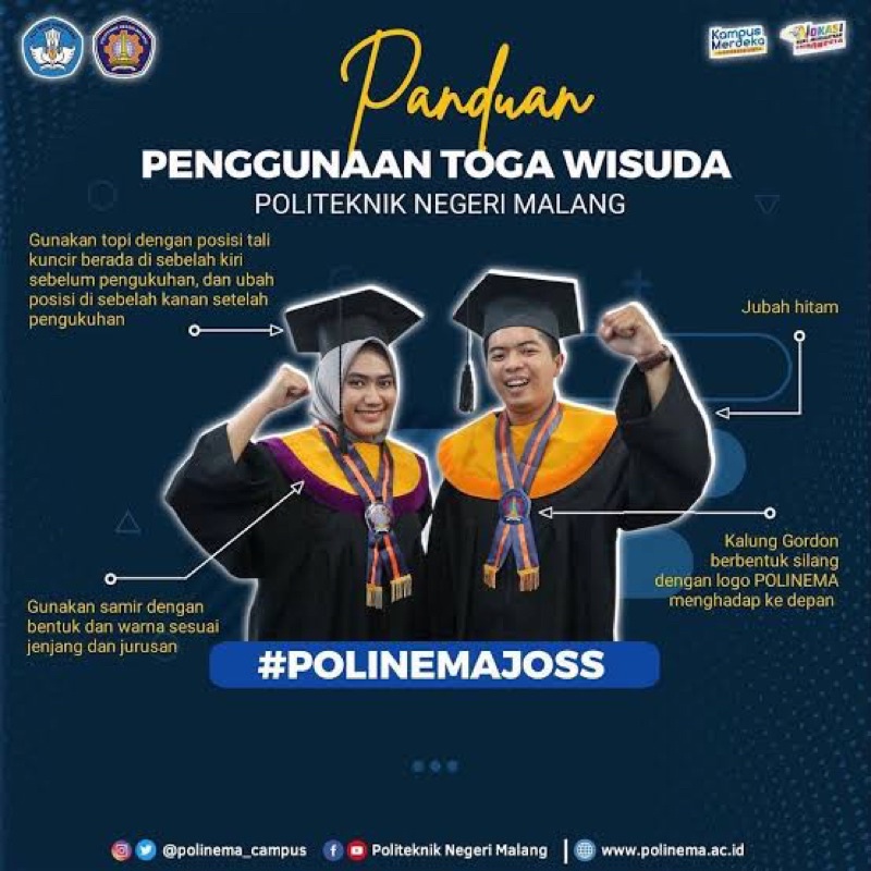 Jual Toga POLINEMA Lengkap | Shopee Indonesia