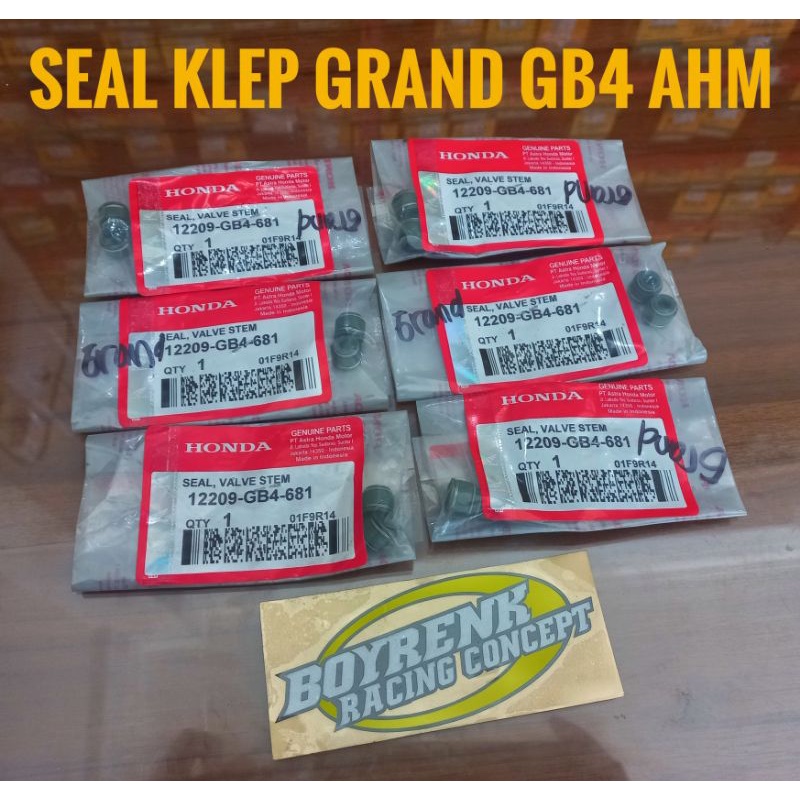 Jual SEAL KLEP KODE GB4 AHM BUAT BTG 5MM | Shopee Indonesia