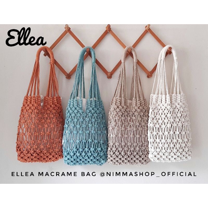 Jual Tas macrame ELLEA, NARA READY STOCK/tas handmade /tas pantai ...