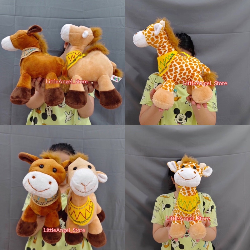 Jual Boneka Hewan Animal Marley Scraf Kuda Jerapah Unta Kuda Brand ...