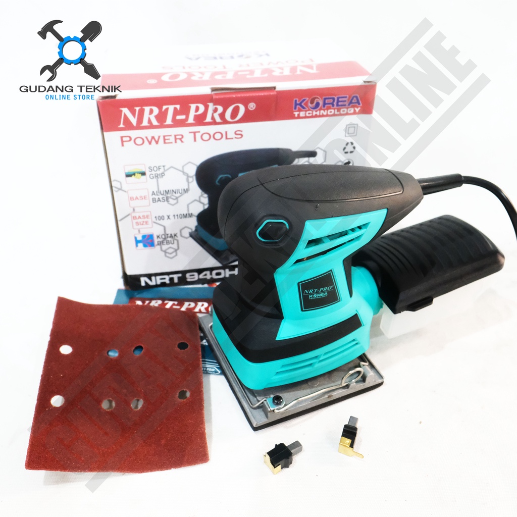 Jual MESIN AMPLAS NRT PRO X MAILTANK 940HD SH116 / Palm Sander Elektrik 940 HD SH 116 ...