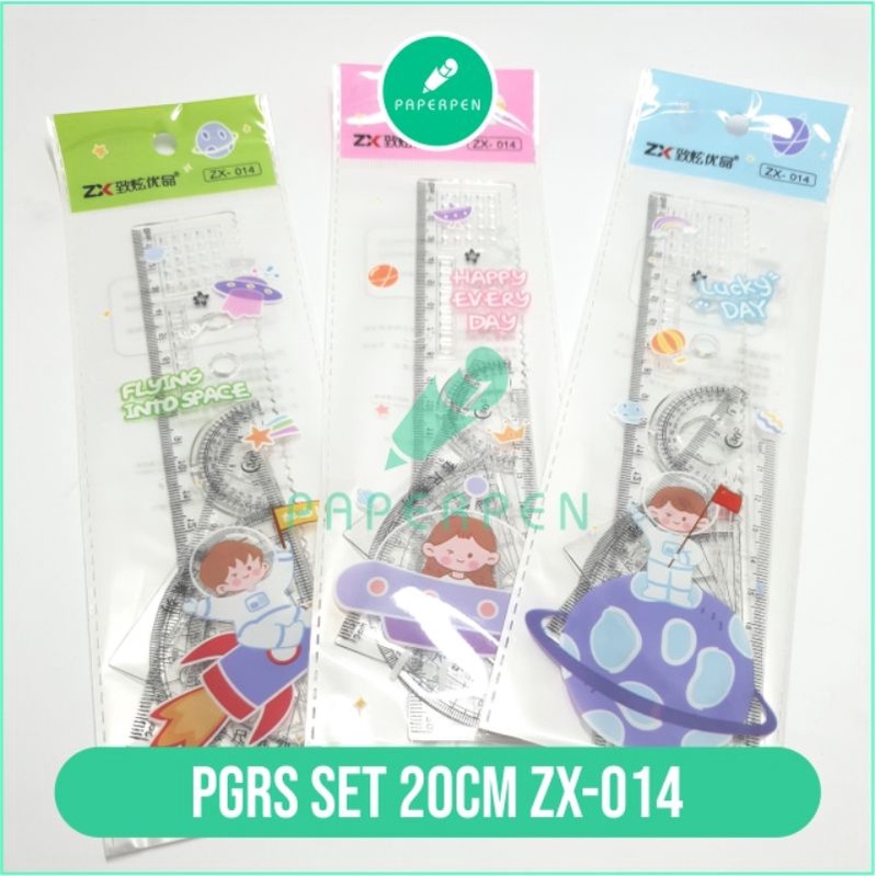 Jual Penggaris Set 20Cm Zx014 | Shopee Indonesia