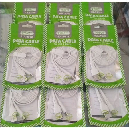 Jual KABEL DATA ROBOT TYPE-C (RDC100S) | Shopee Indonesia