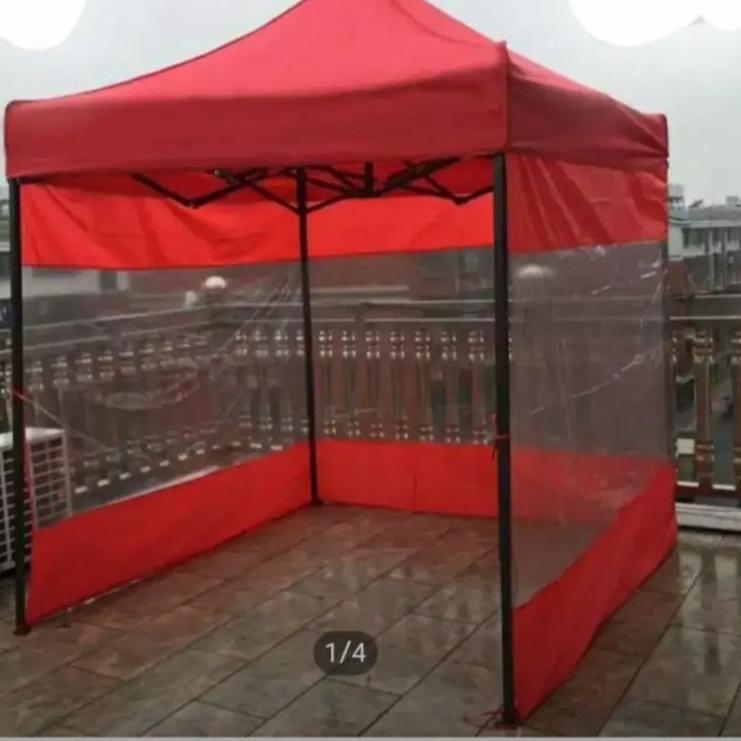 Jual tirai tenda dinding tenda tutup samping tenda(TANPA RANGKA/ATAP ...