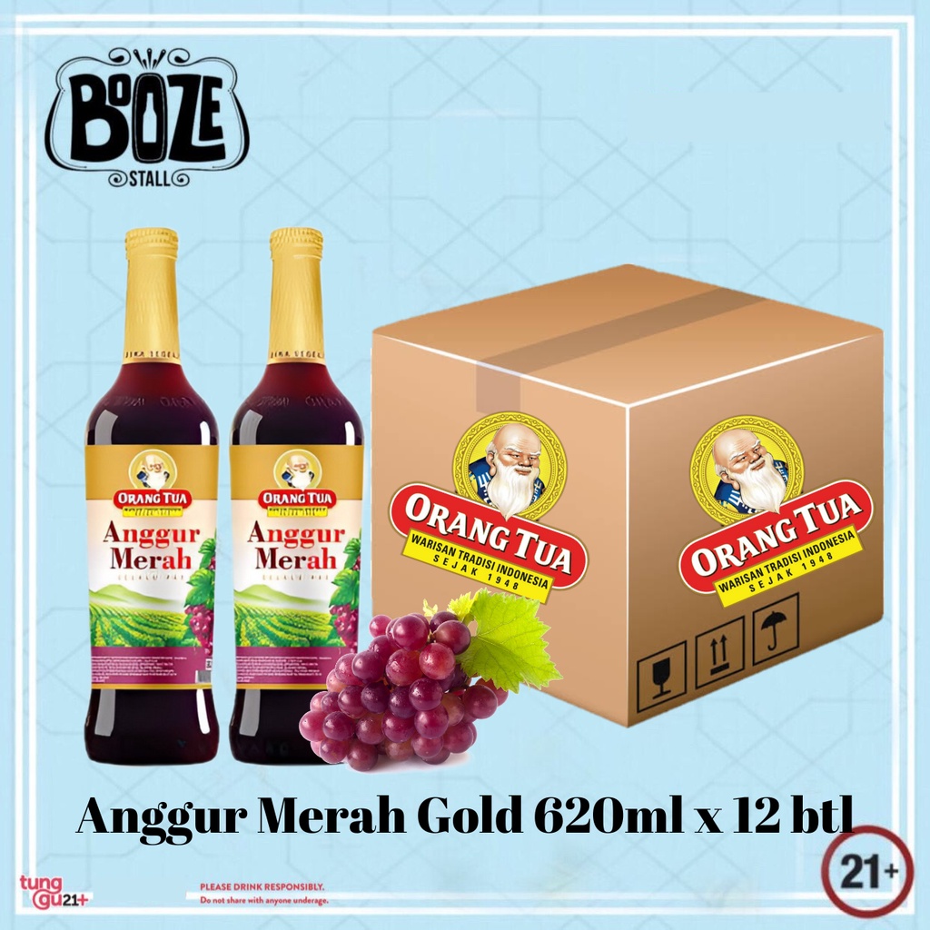 Jual Anggur Merah Gold 620ml Amer x 12 Botol (1 Karton) | Shopee Indonesia