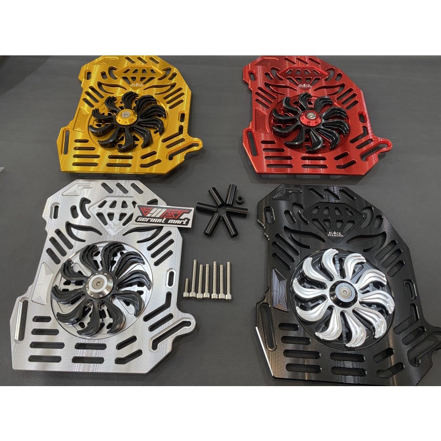 Jual Cover Tutup Radiator Plus Spiner Nmax Turbo / Nmax Neo / All New ...