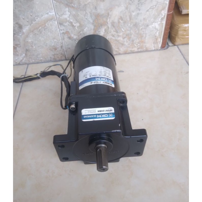 Jual Ac Motor Gearbox DKM 220V Ratio 1:120 180W Bisa Speed Control ...