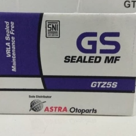 Jual Aki GS GTZ5S Beat Spacy Scoopy Vario 110 Beat FI Karbu Genio Motor ...